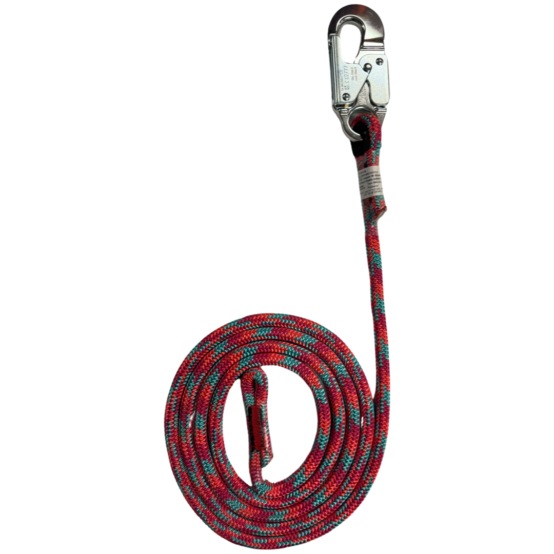 Huracan 1/2" 24 Strand Double Braid Lanyard with an Aluminum Body Stee
