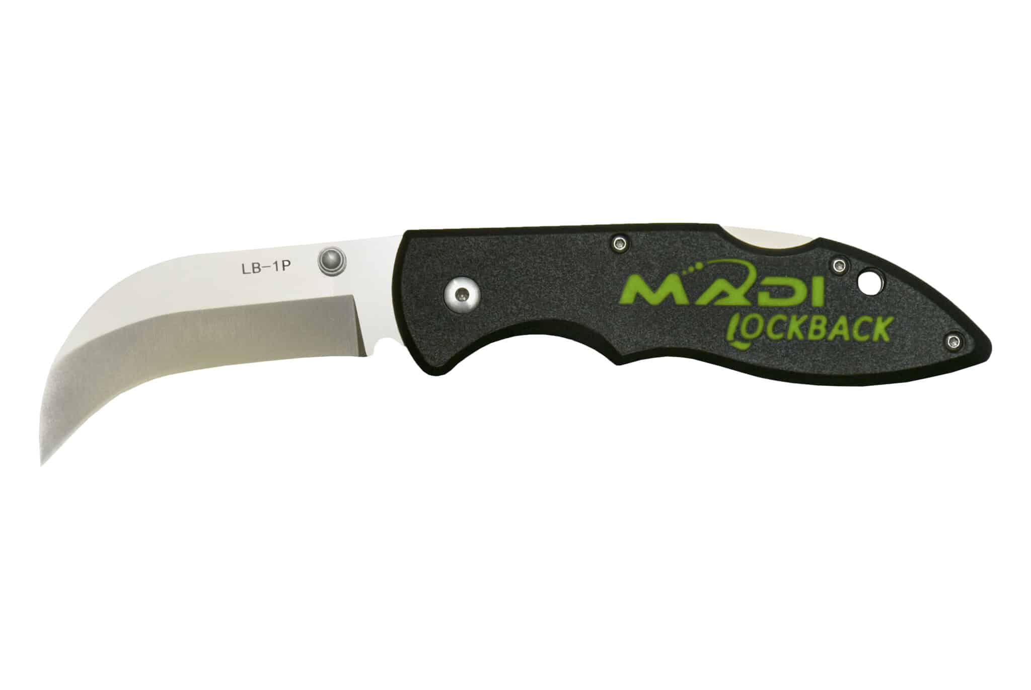 Lockback Pointed Lineman Knife – One-Handed Opening, Lockback Closing ...