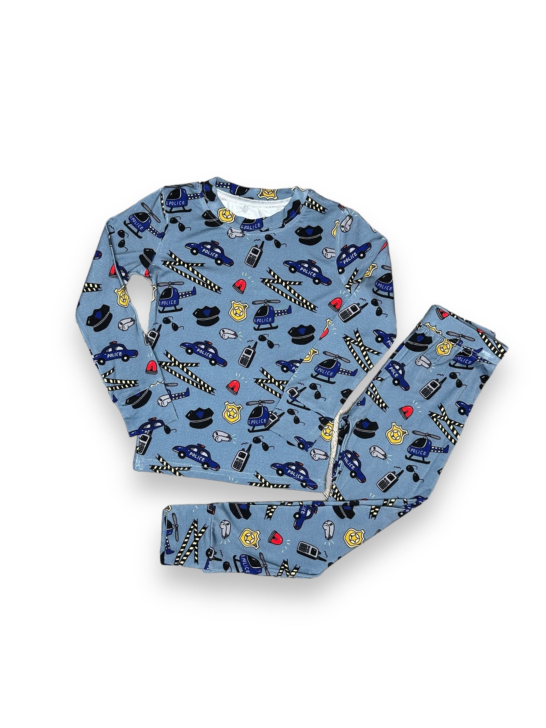 Police Patrol, Bamboo Two Piece Pajama Set – Lineroots Supply