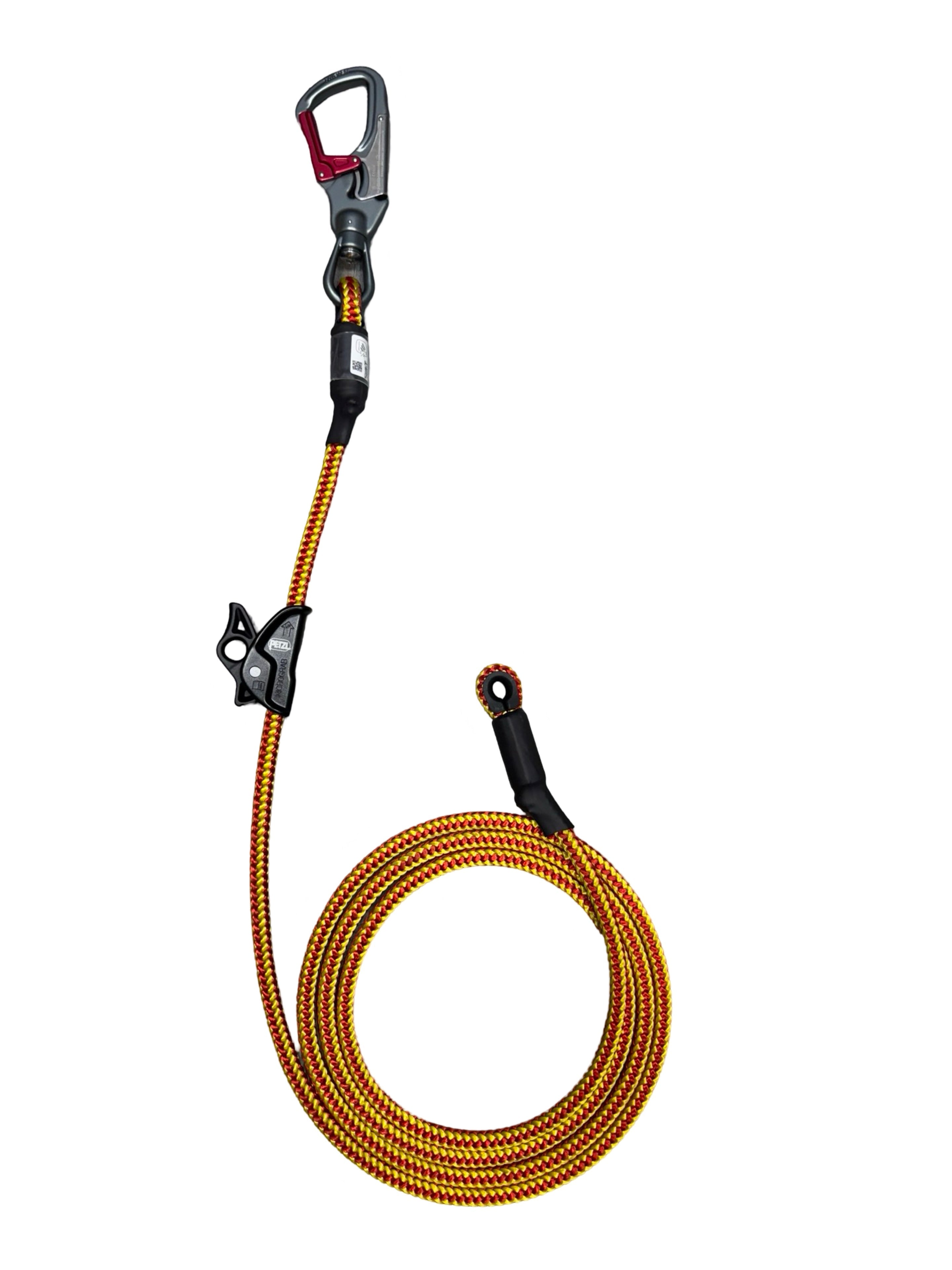 Arbo Space Iron Braid Wire Core Lanyard w/ ISC Swivel Snap Hook & Petz