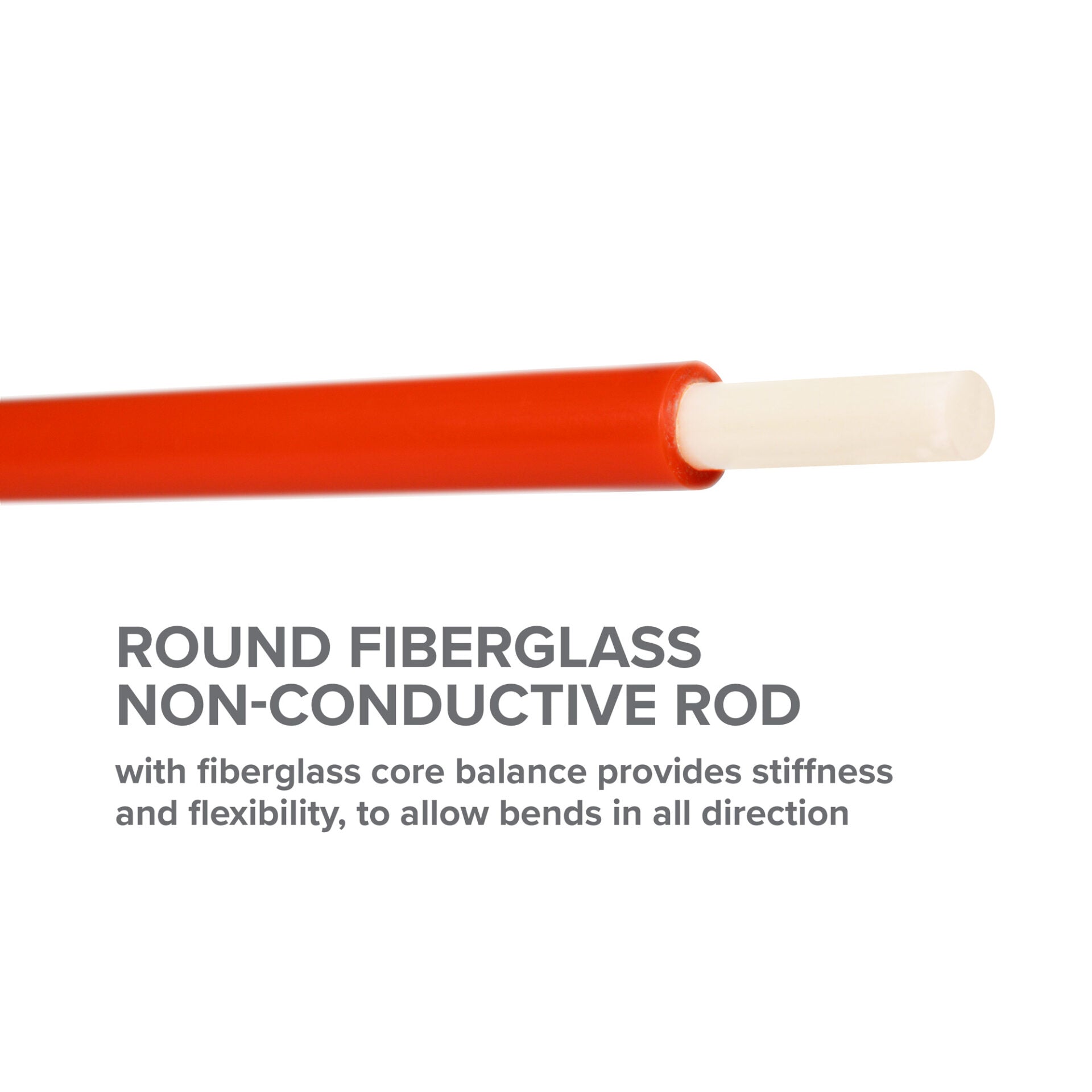 Jameson 3/8" X 600' Conduit Non-Conductive Duct Rodder - 11A-25-600M